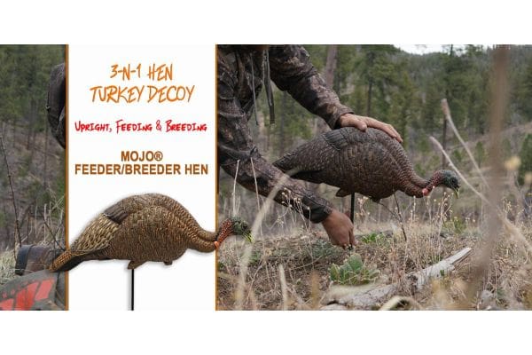 Hunting Gear MOJO Outdoors Feeder/Breeder Hen Turkey Decoy - Ultra ...